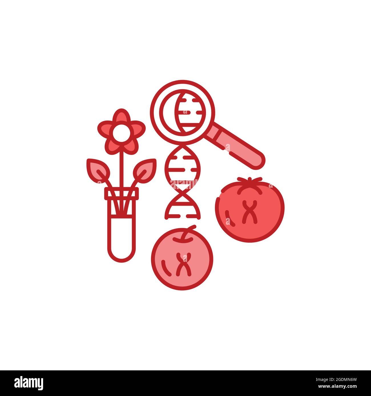 Mutation breeding Stock Vector Images - Alamy