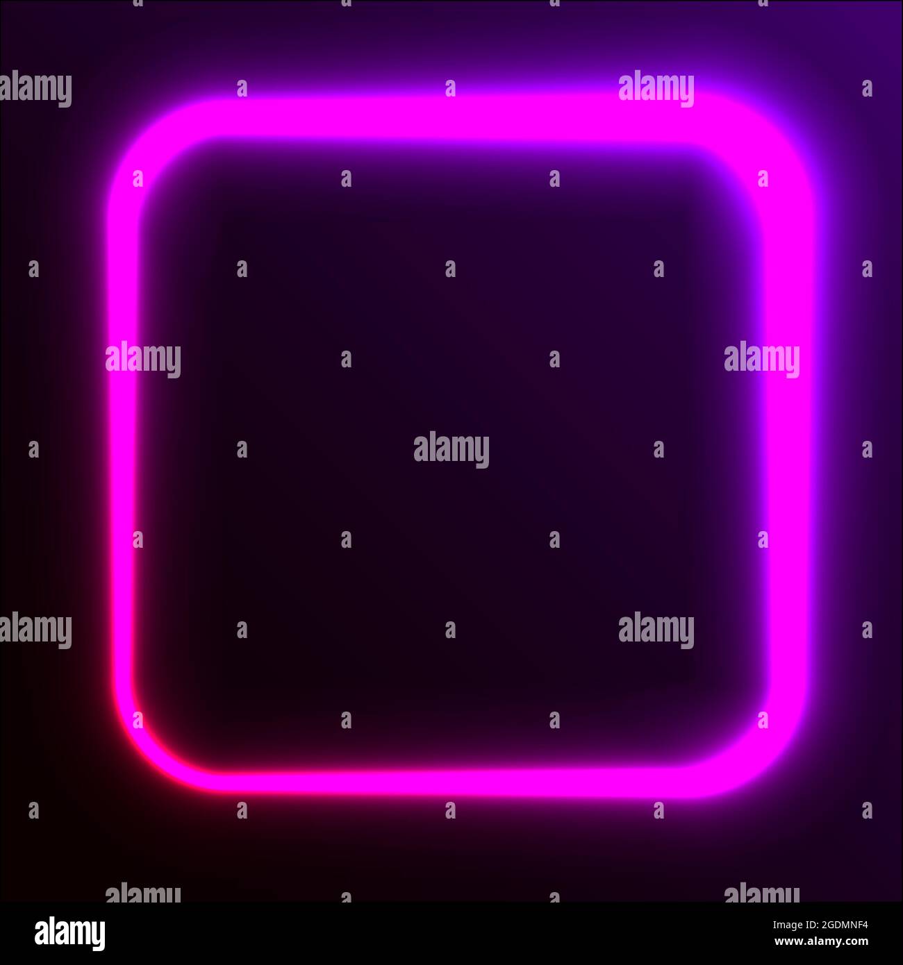 neon square frame shape template Stock Vector Image & Art - Alamy