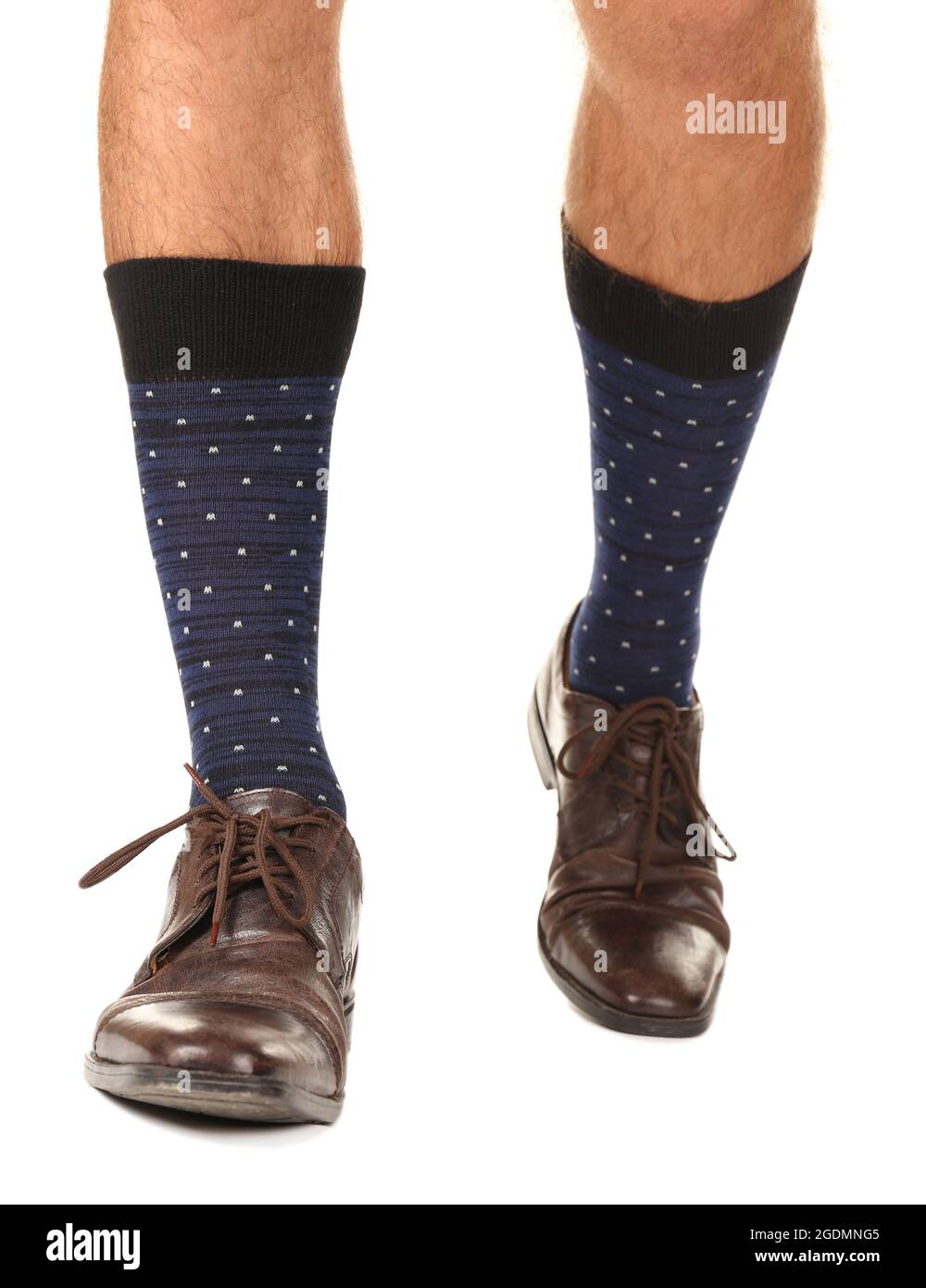 Man in white socks and trousers hi-res stock photography and images - Alamy