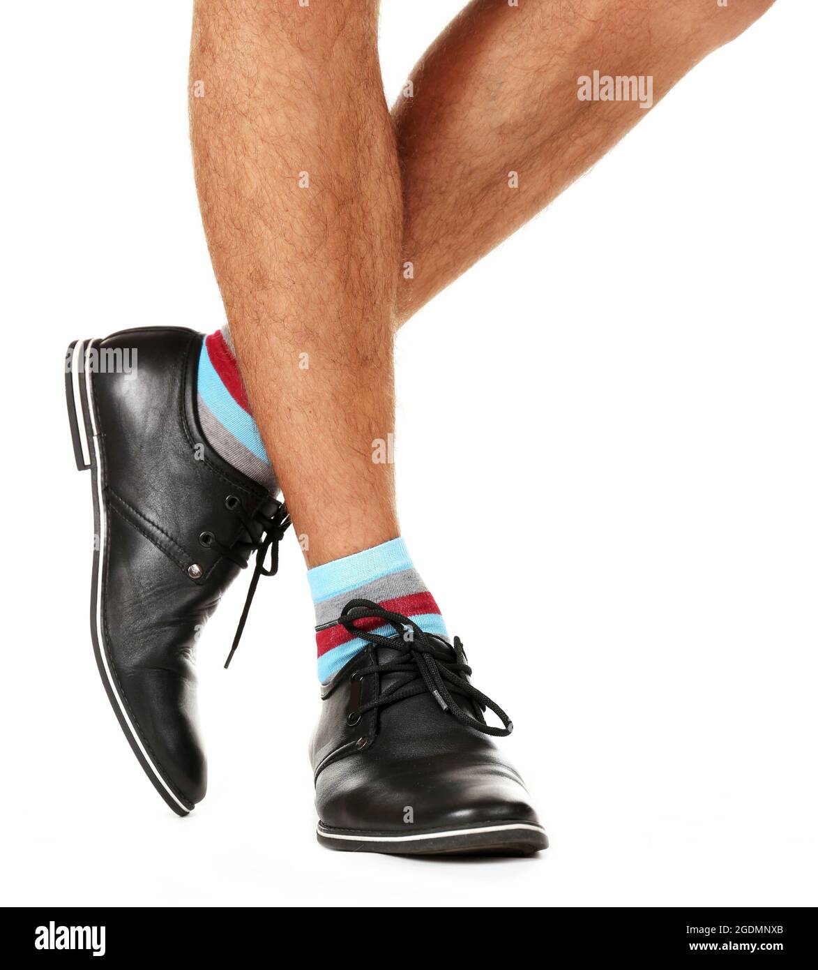 Man in white socks and trousers hi-res stock photography and images - Alamy