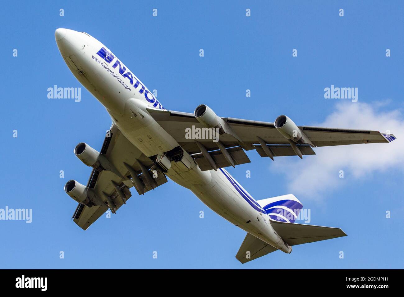 Boeing 747 Taking Off Stock Photo - Alamy