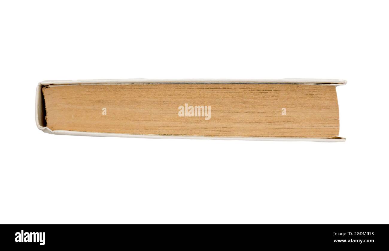 Spine book on a white background Stock Photo - Alamy