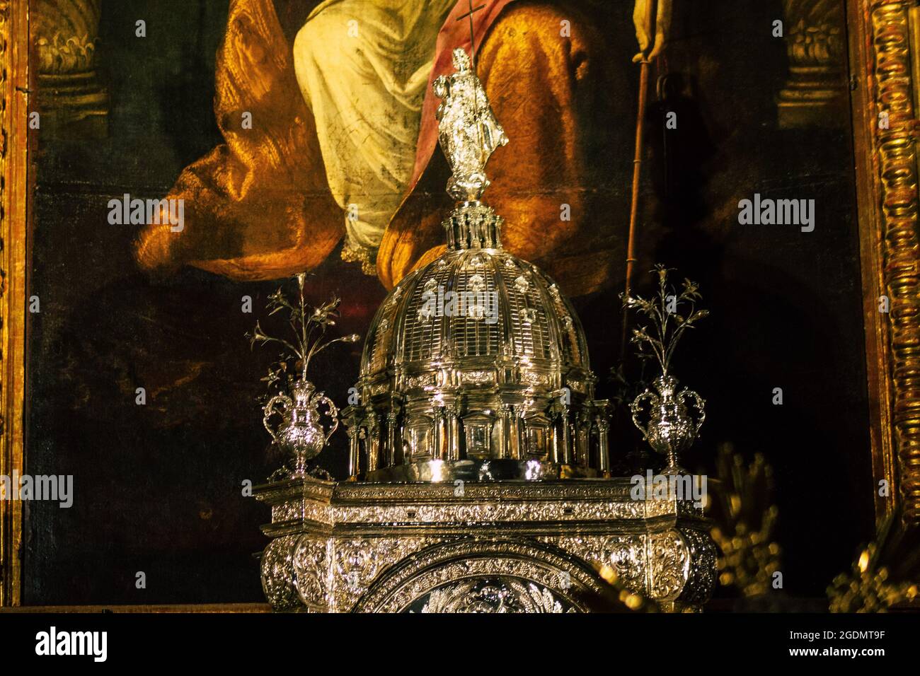 Seville Spain August 10, 2021 Inside the Saint Metropolitan and ...