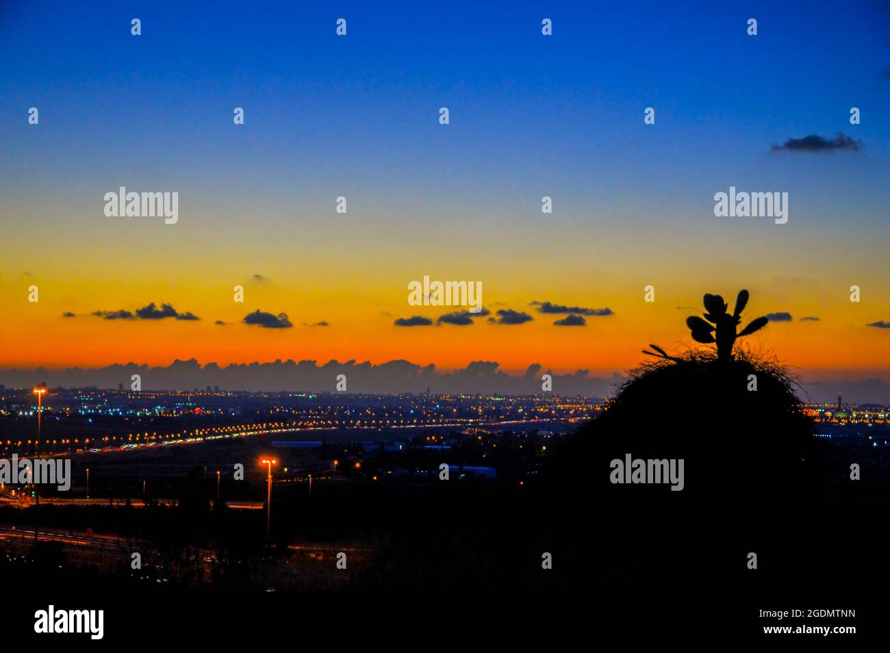 Aerial view away from illuminated hi-res stock photography and images ...