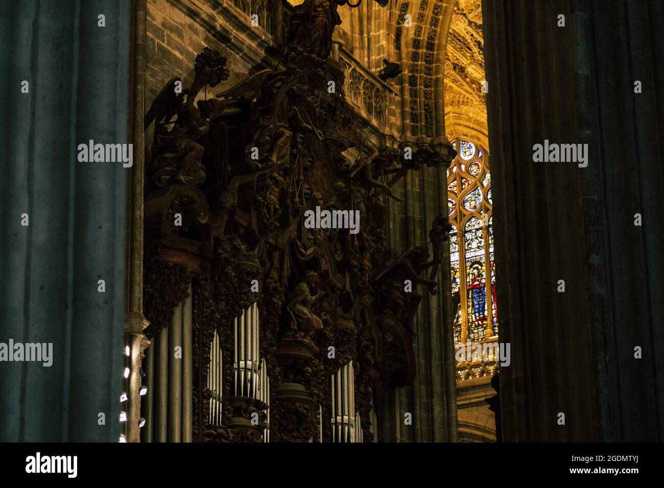 Seville Spain August 10, 2021 Inside the Saint Metropolitan and ...