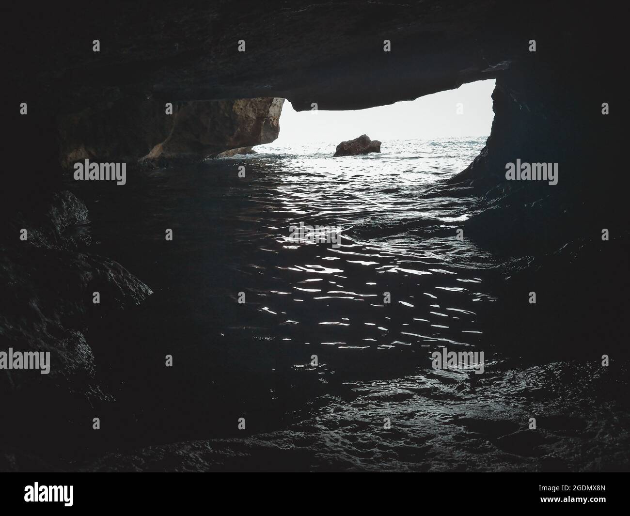 the green cavo of marina di andrano, in puglia Stock Photo - Alamy