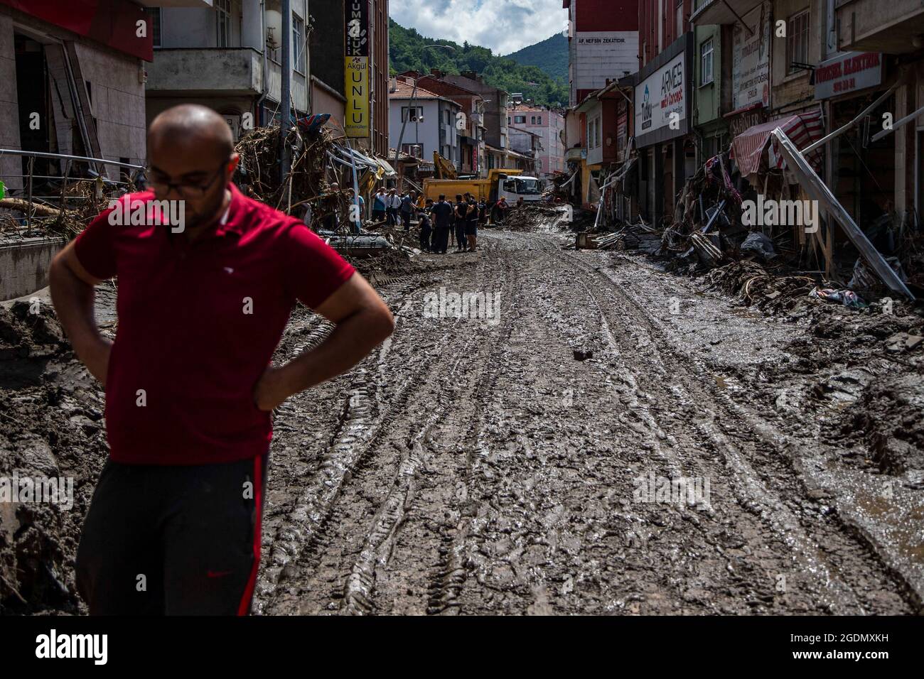 Kastamonu, Turkey. 14th Aug, 2021. Deadly flash floods aftermath in ...