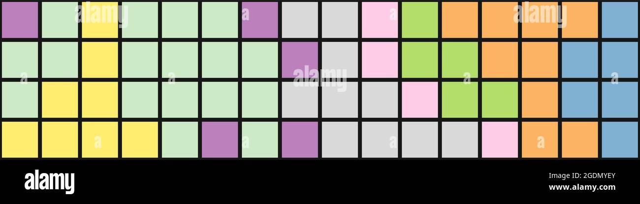 Abstract Geometrical color pixel generative art illustration Stock ...