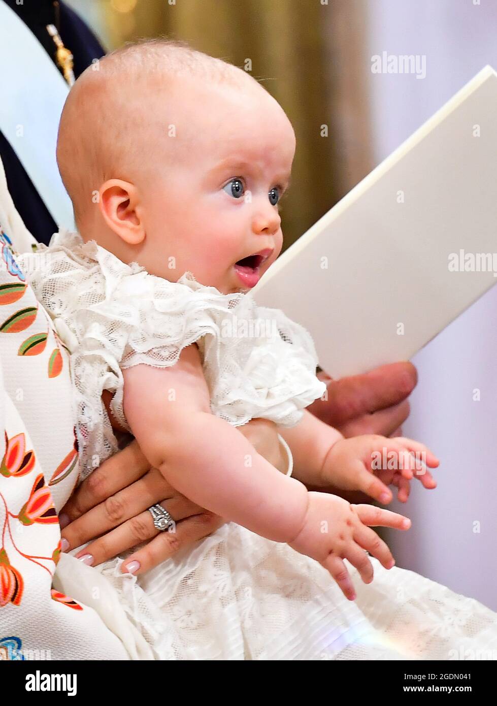 STOCKHOLM 20210814 Prince Julian during the Christening ceremony of ...