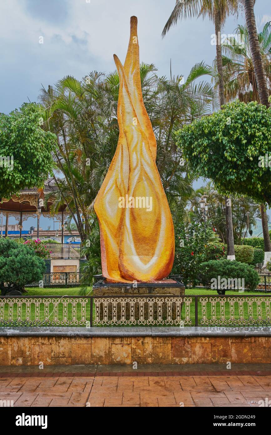 Monument to the Mexican revolution of Union de Tula Stock Photo - Alamy