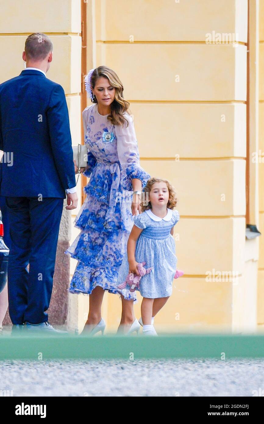 Ekero, Sweden. 14th Aug, 2021. Princess Madeleine and Princess Adrienne ...