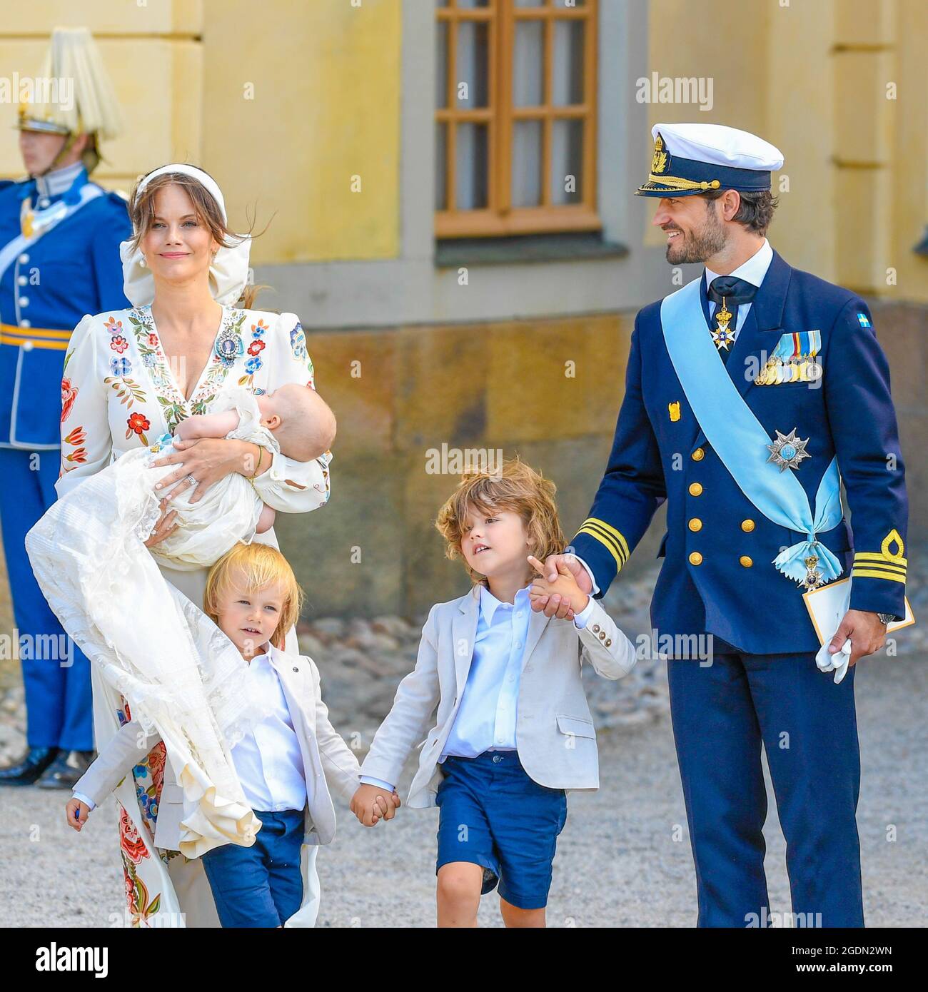 Ekero, Sweden. 14th Aug, 2021. Prince Carl Philip, Princess Sofia ...
