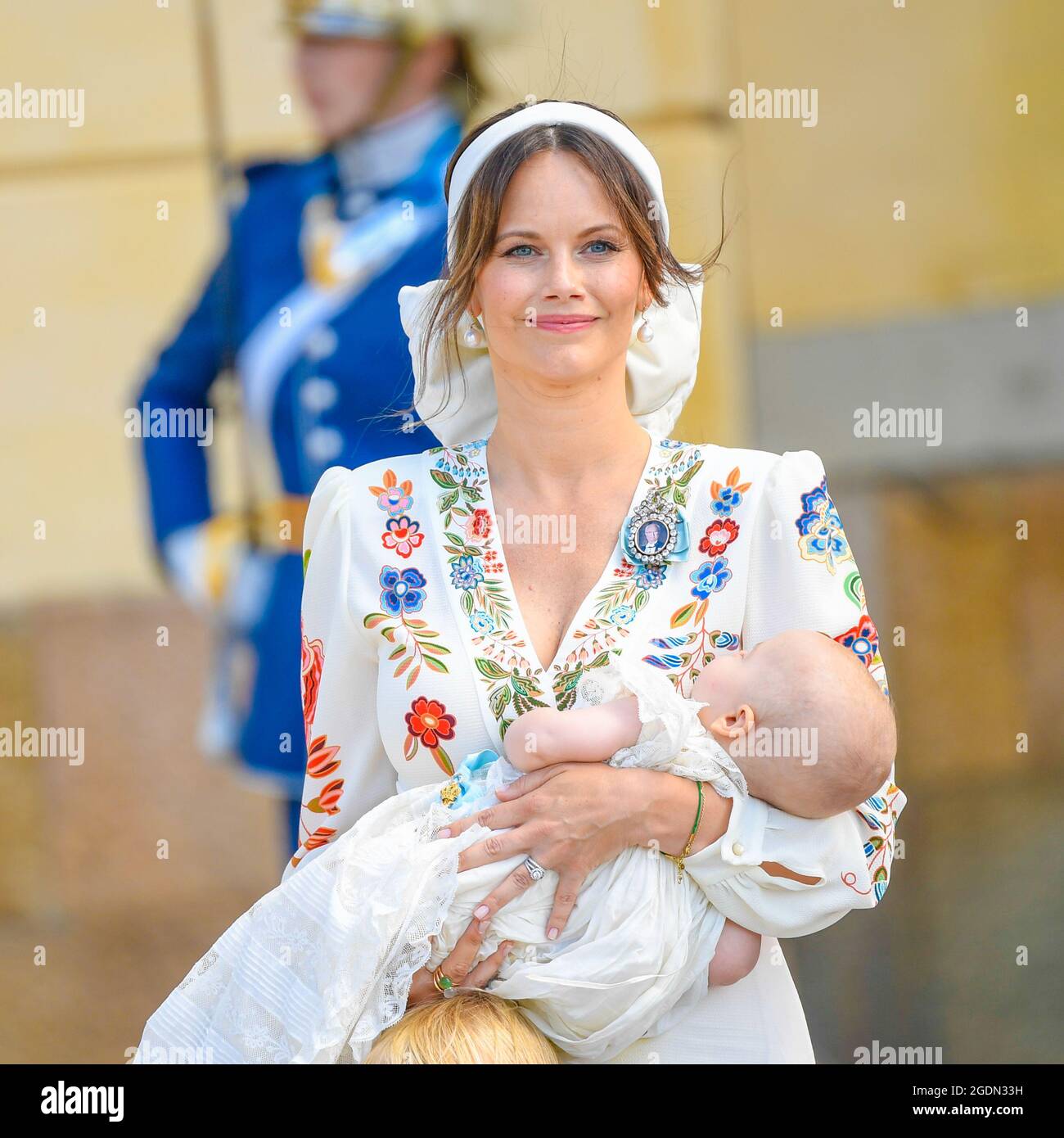 Ekero, Sweden. 14th Aug, 2021. Princess Sofia and Prince Julian of Sweden attending the ...
