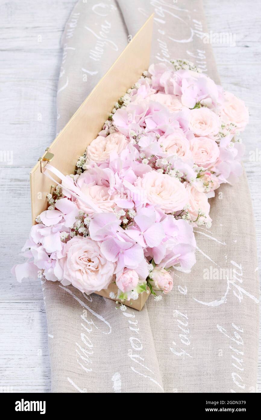 How to transform vintage paper box into a beautiful gift. Step by step ...