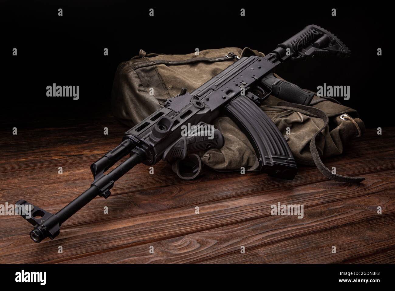 Soviet carbine in modern body kit. Weapons of Russia and the Soviet ...