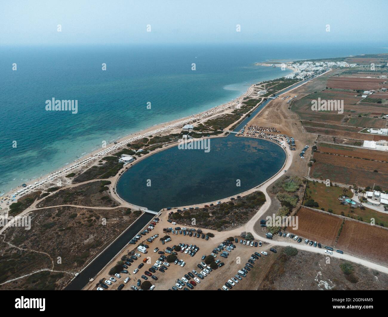 a fantastic beach in puglia: maldive del salento Stock Photo - Alamy