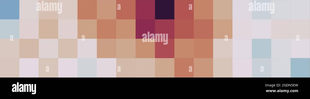 Abstract Geometrical color pixel generative art illustration Stock ...