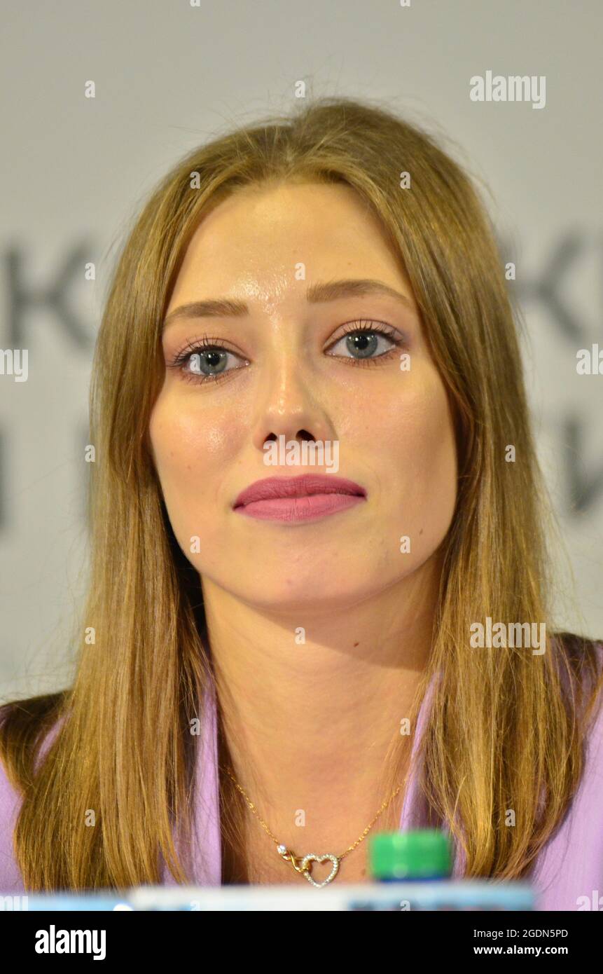 Russian Olympic champion of the Games in Rio 2016. in rhythmic ...