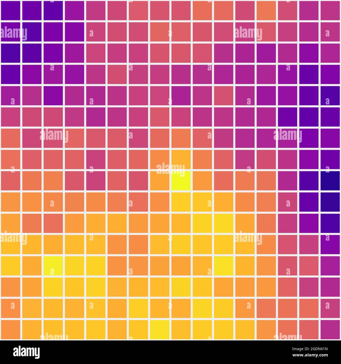 Abstract Geometrical color pixel generative art illustration Stock ...