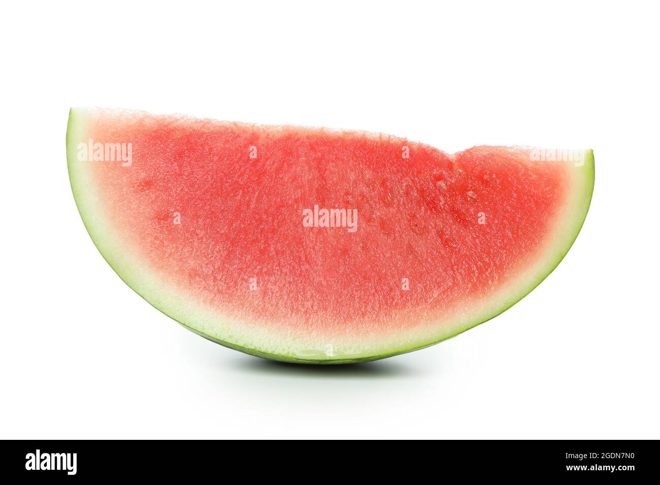 Juicy watermelon slice isolated on white background Stock Photo - Alamy