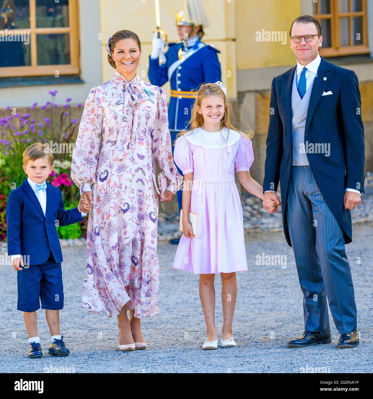 Crown Princess Victoria, Prince Daniel, Princess Estelle and Prince ...