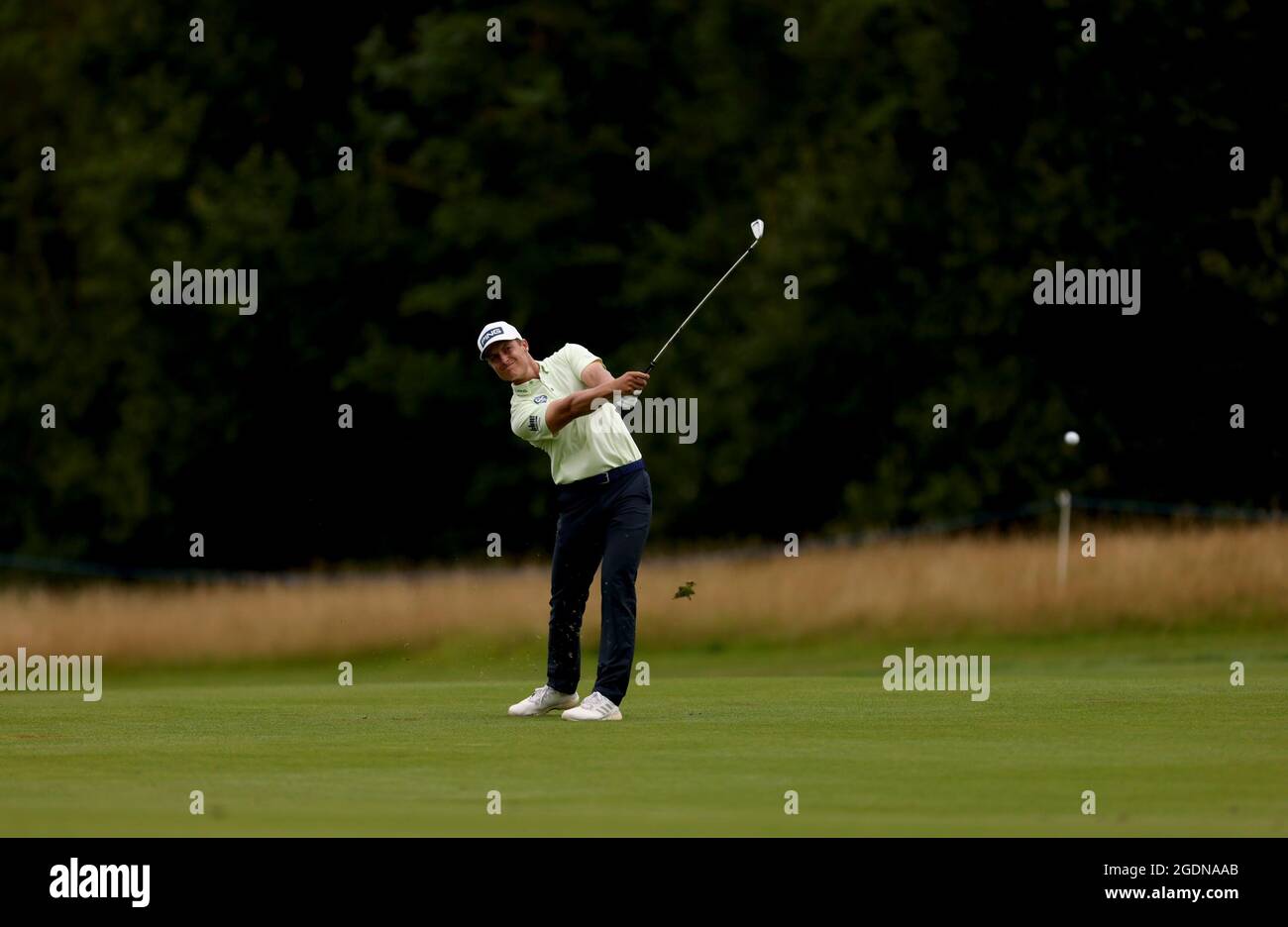 Scotland's Calum Hill on the 5th hole during day three of the Cazoo ...
