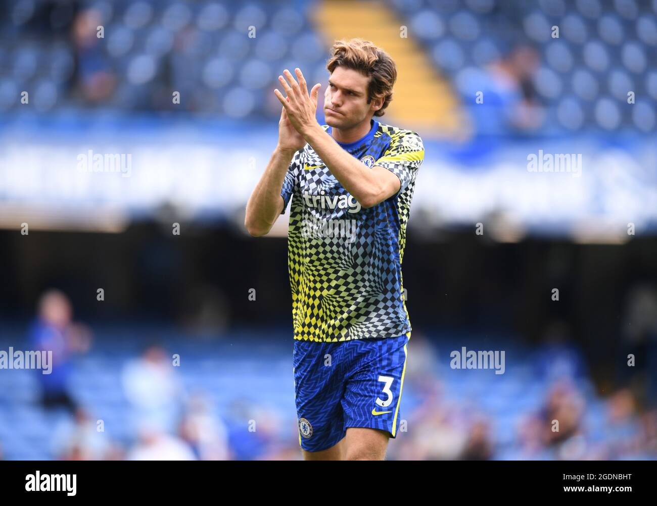 Stamford Bridge, London, UK. 14th Aug, 2021. Premier League football ...