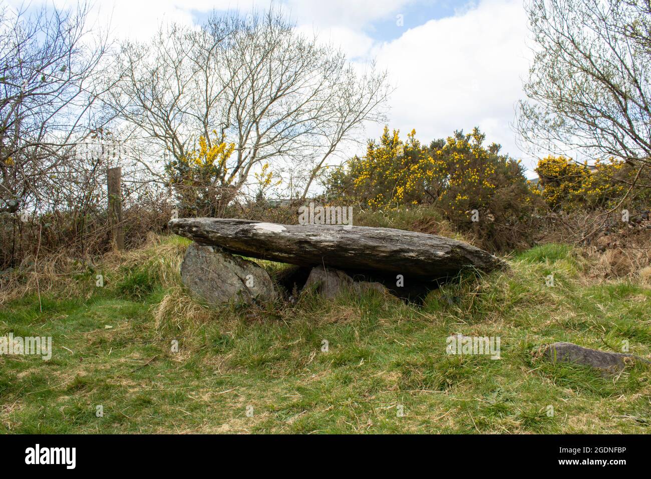 Irish wedge tomb, stone age monuments found in Ireland. The bronze age ...