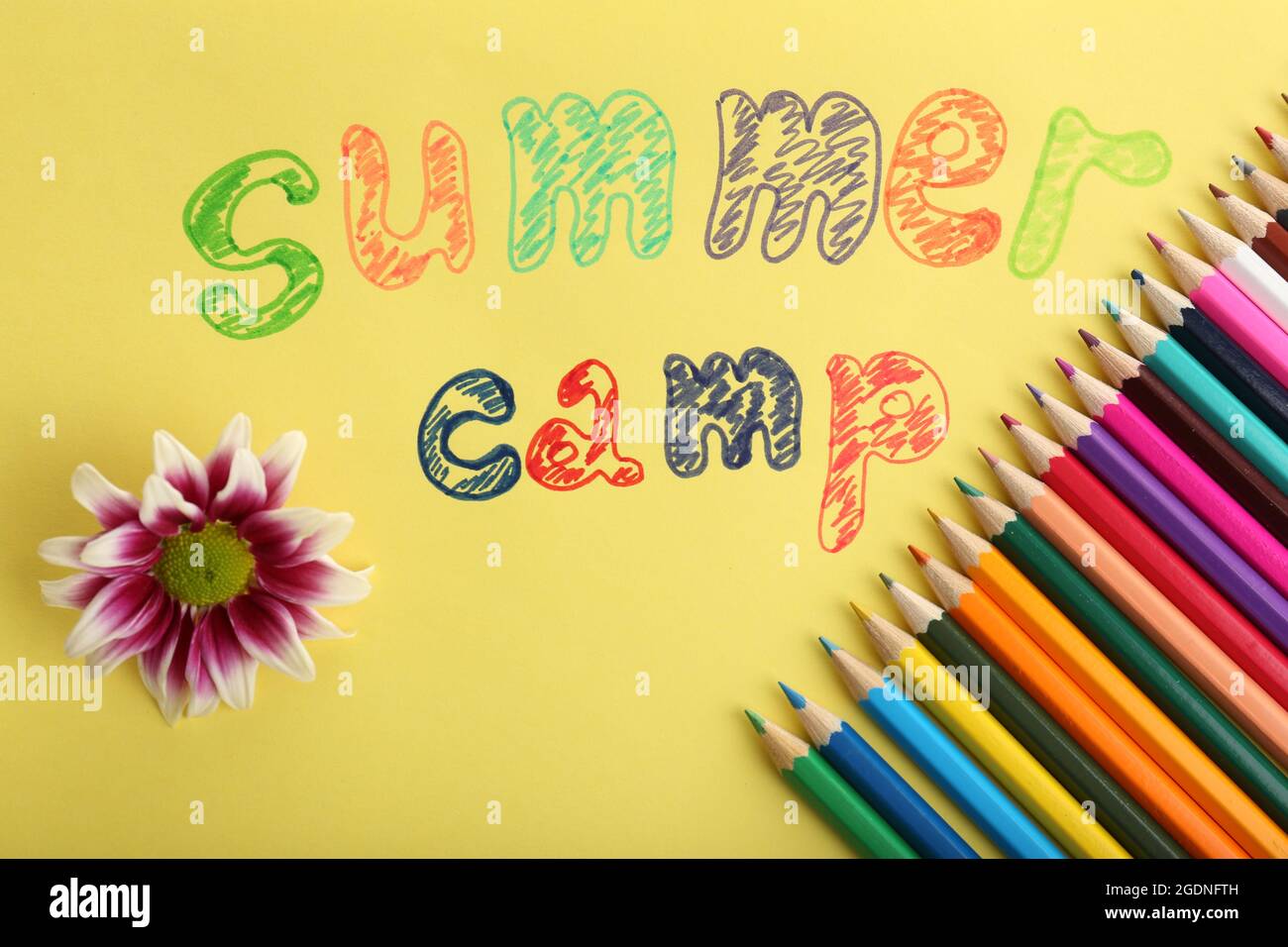 Summer Camp concept Stock Photo - Alamy