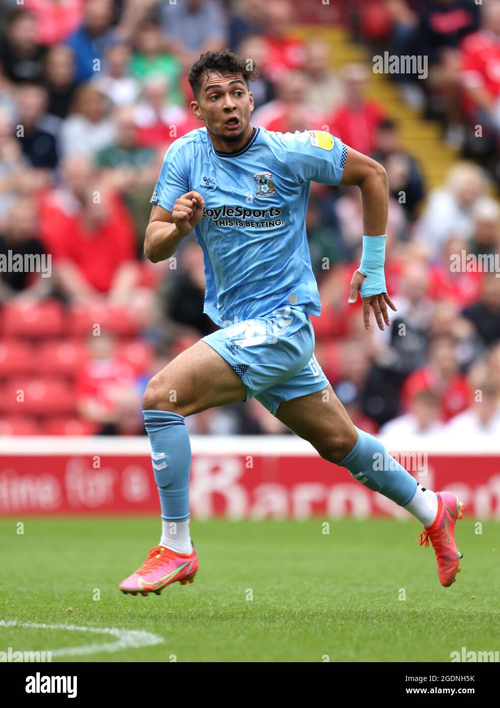 Coventry City's Tyler Walker in action during the Sky Bet Championship ...