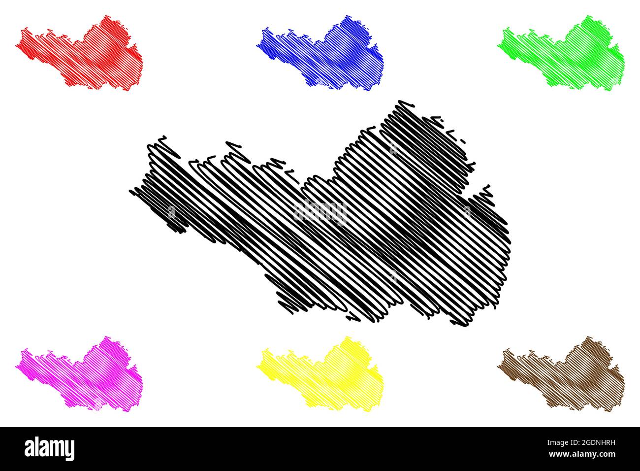 Biberach district (Federal Republic of Germany, rural district, Baden ...