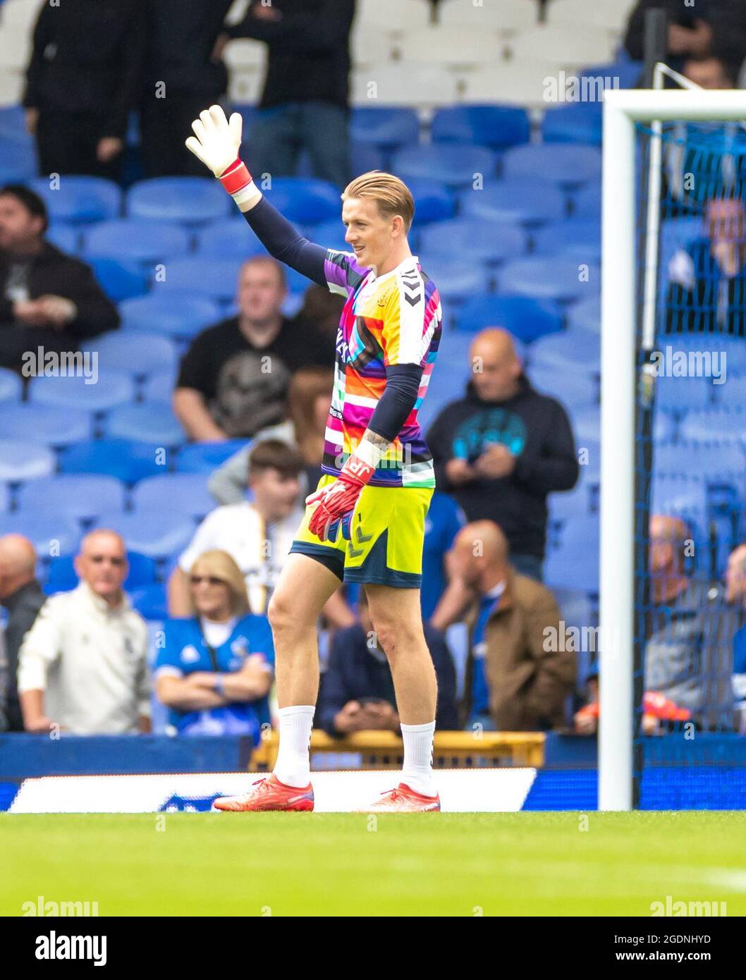 Goodison Park, Liverpool, UK. 14th Aug, 2021. Premier League football ...