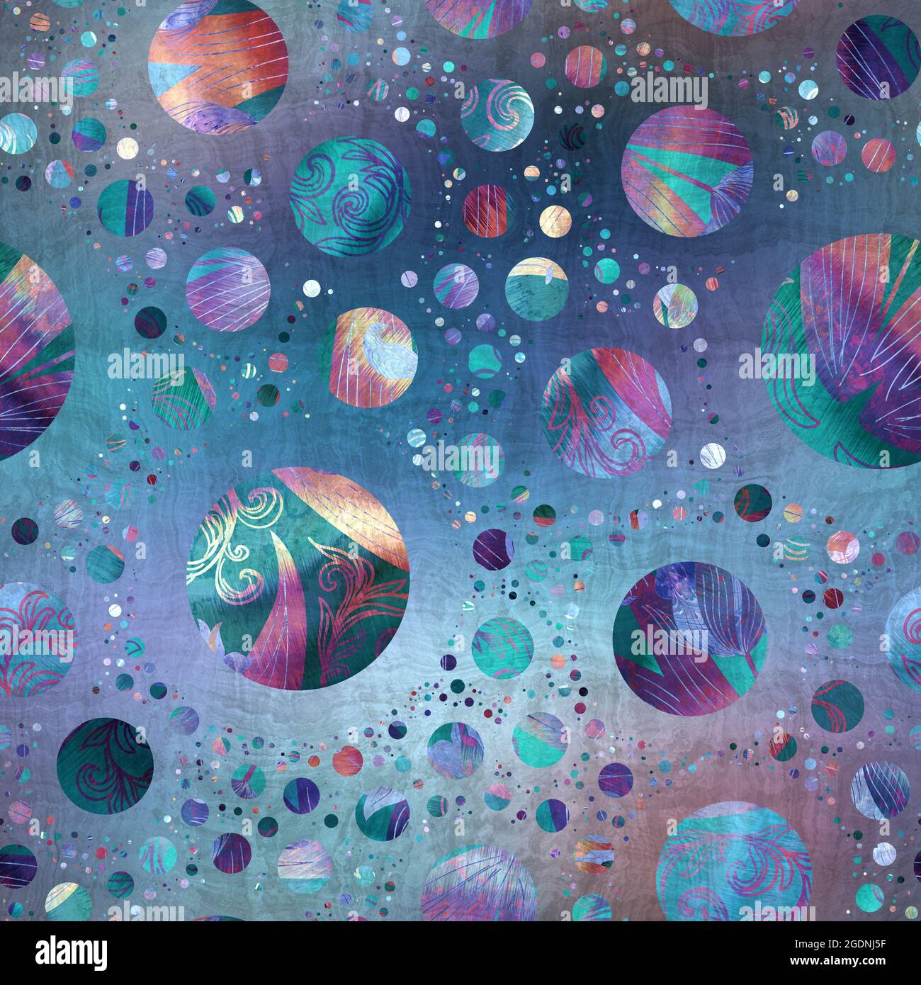 Seamless abstract textured circle pattern for surface print Stock Photo ...