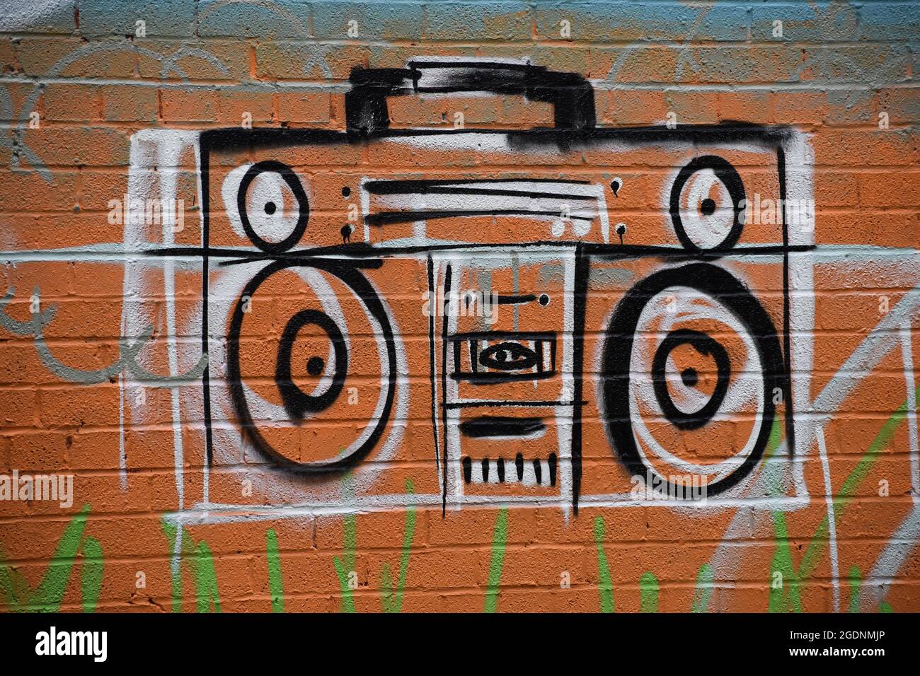UK Taggers street art Stock Photo - Alamy
