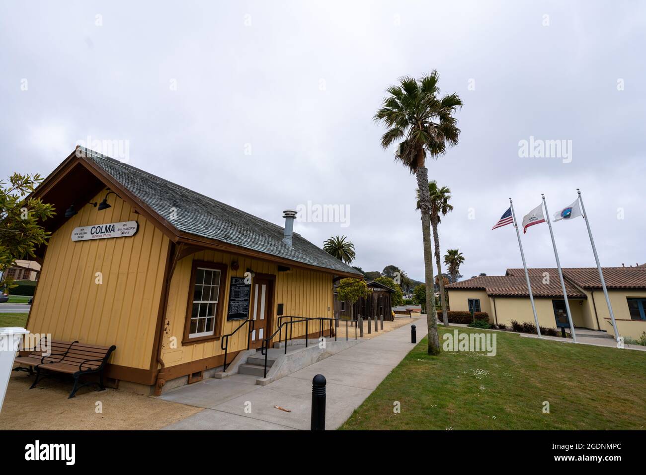 Colma Historical Museum, Colma, California Stock Photo - Alamy