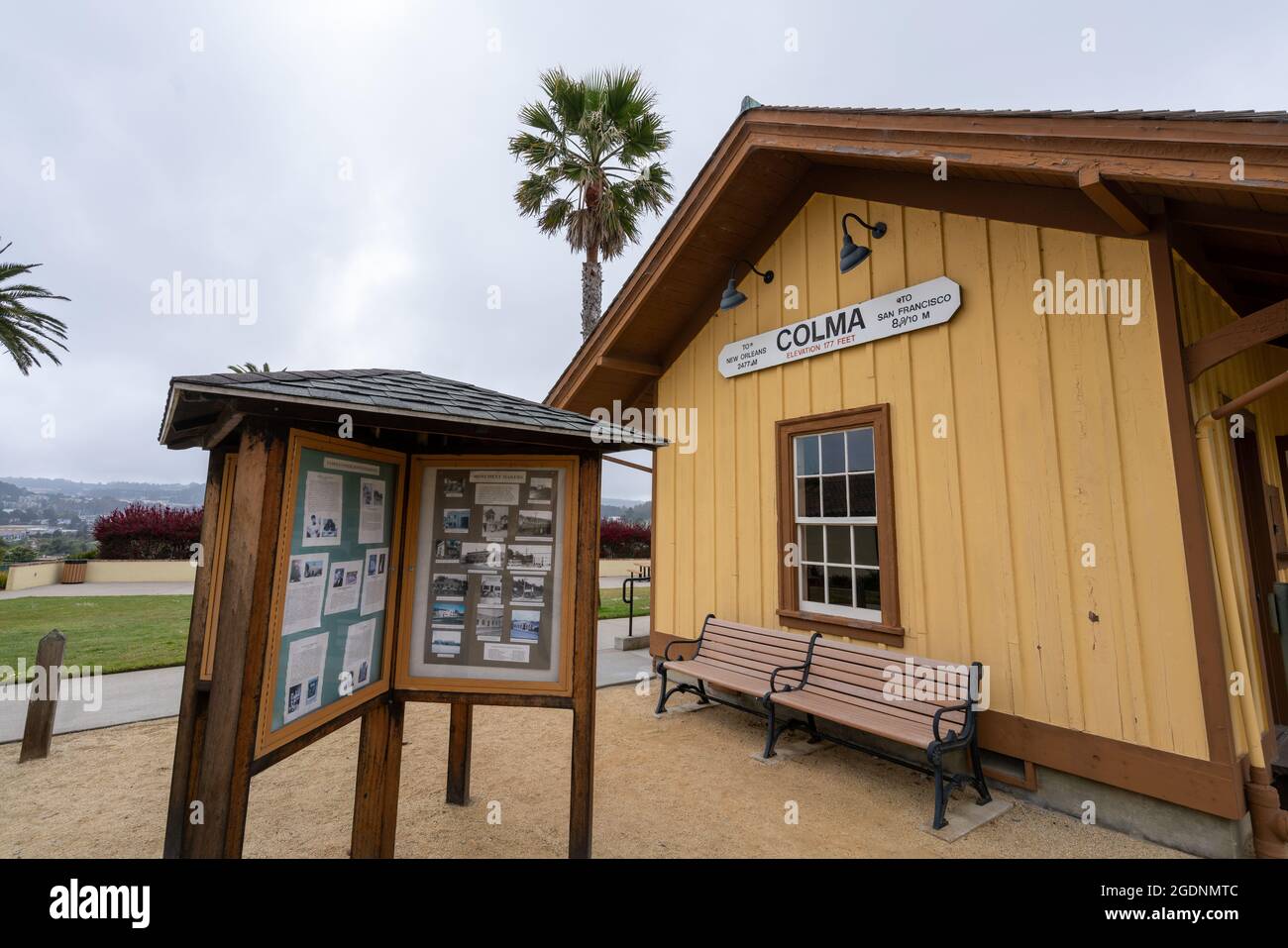 Colma Historical Museum, Colma, California Stock Photo - Alamy