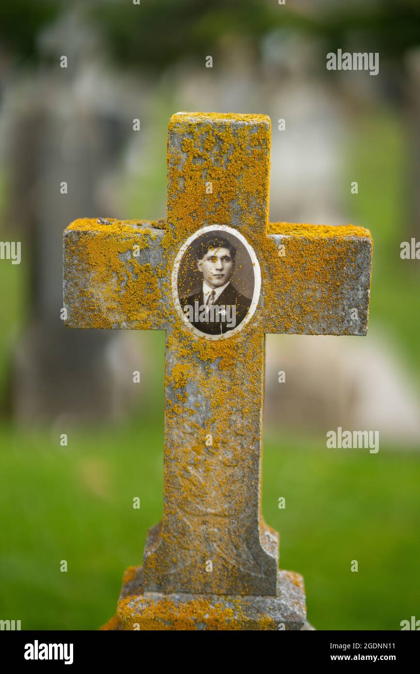Italian Cemetery, Colma, California Stock Photo - Alamy
