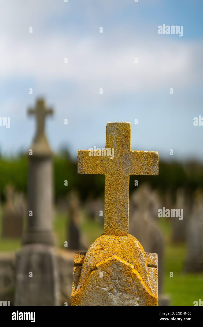 Italian Cemetery, Colma, California Stock Photo - Alamy