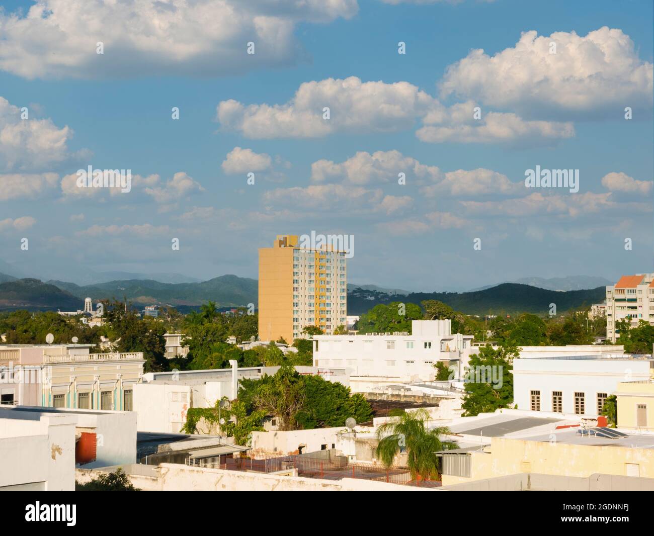 The old town of the city of Ponce in Puerto Rico, United States Stock ...