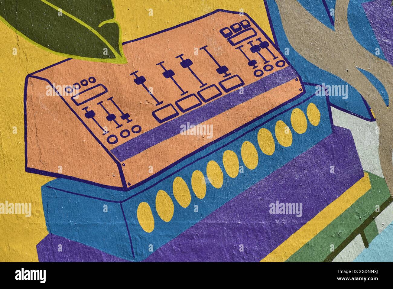 UK Taggers street art Stock Photo - Alamy