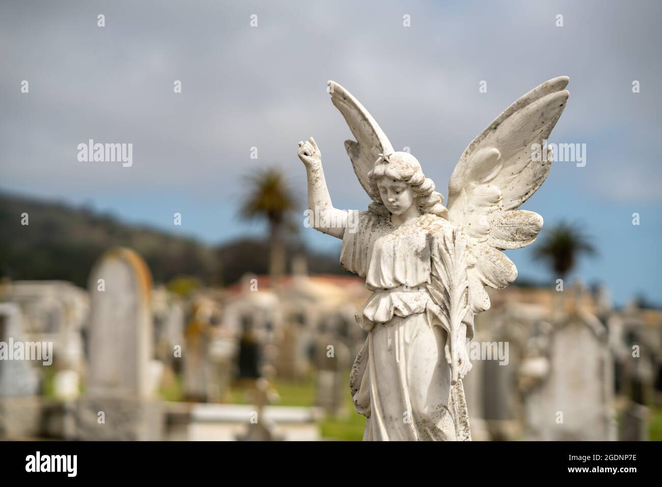Italian Cemetery, Colma, California Stock Photo - Alamy