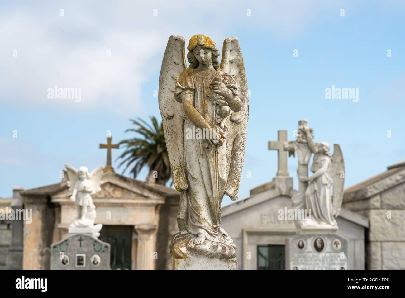 Italian Cemetery, Colma, California Stock Photo - Alamy