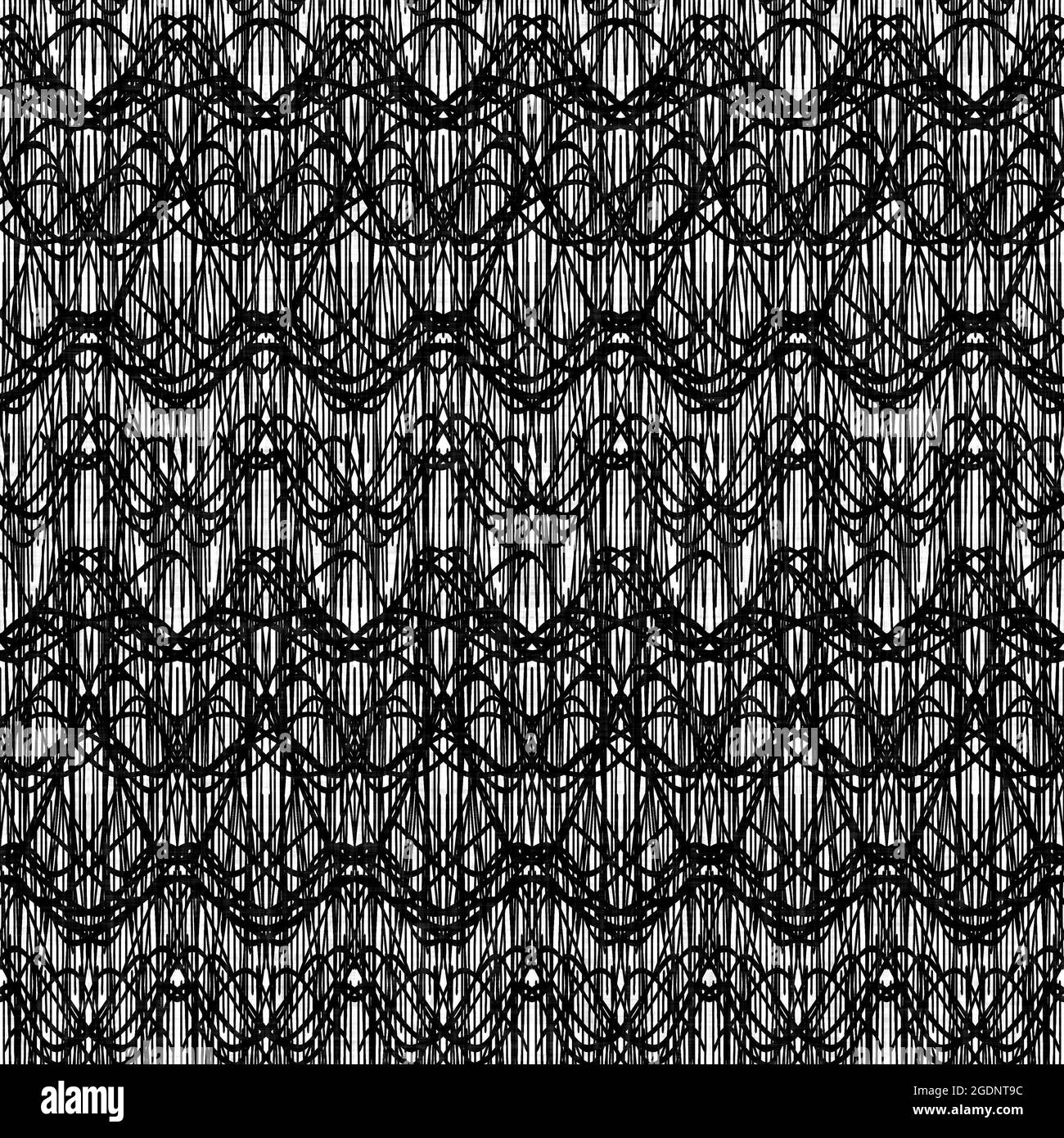 Seamless black white woven cloth geometric linen texture. Two tone ...