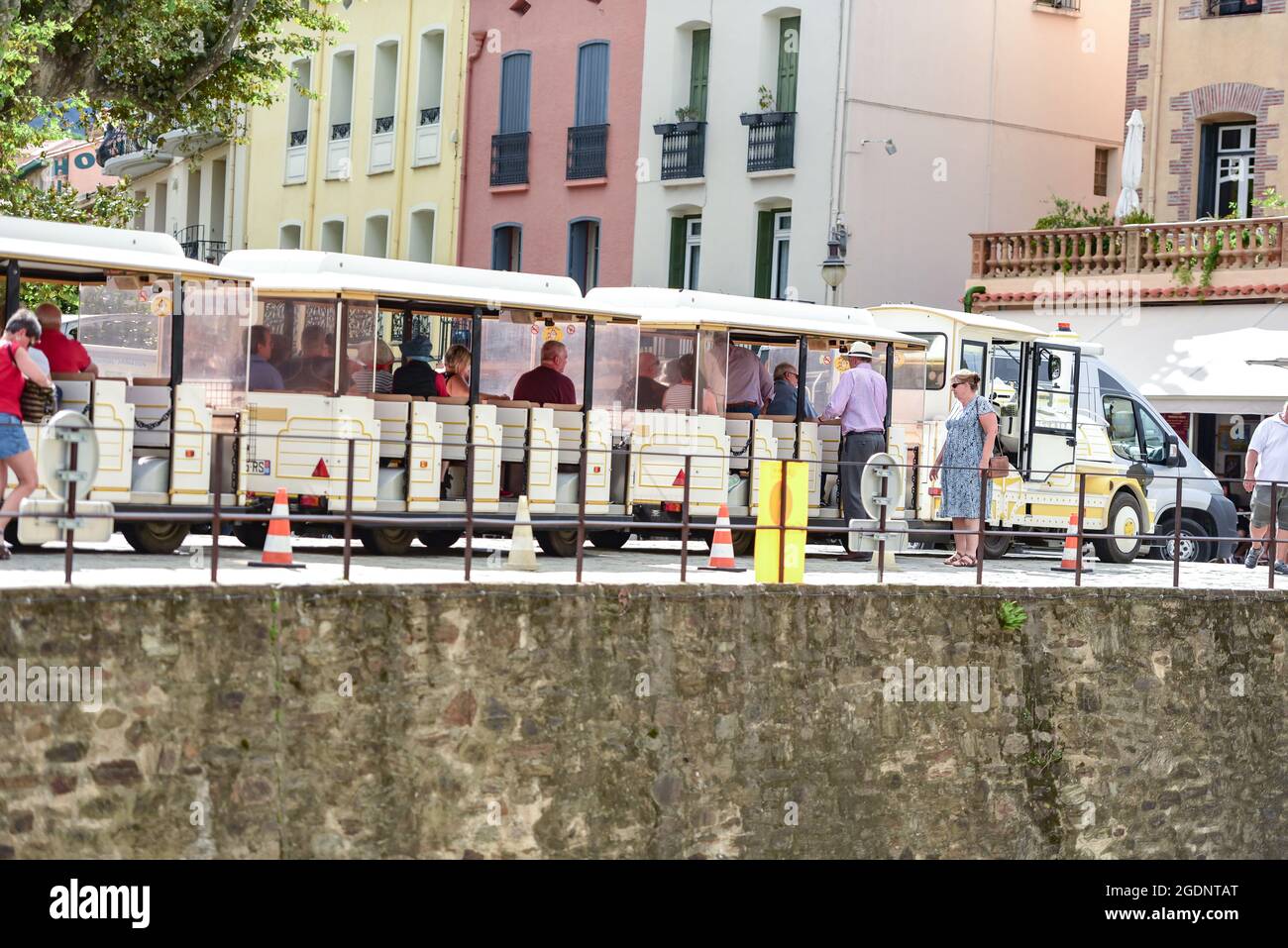 COLLIURE, FRANCE - Oct 09, 2019: A beautiful view of the city of ...