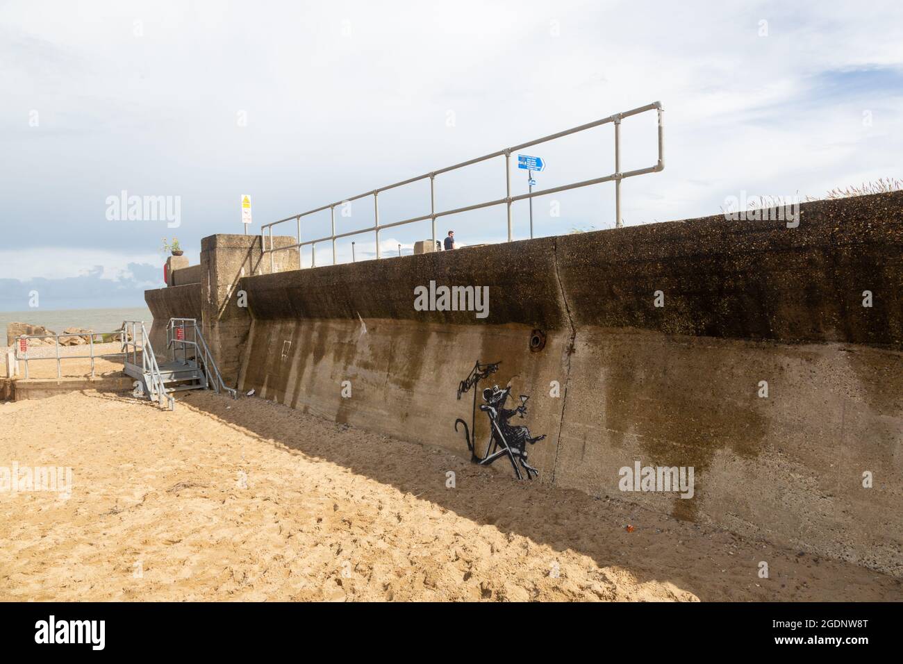 Banksy - relaxing rat mural in Lowestoft, Suffolk. Painted as part of ...