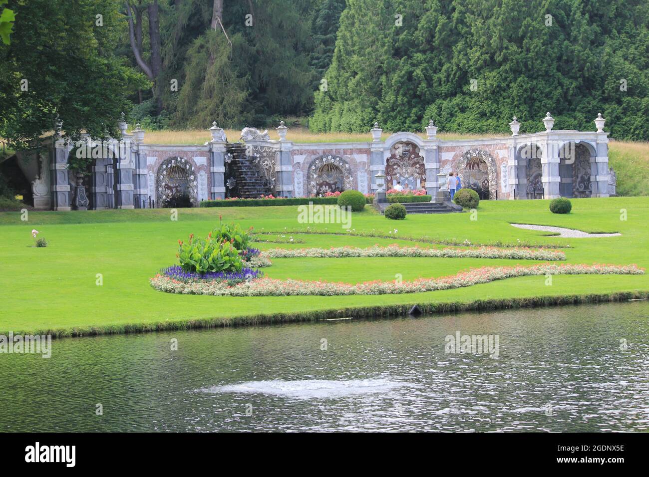 Shell gallery in Castle Rosendael Stock Photo - Alamy