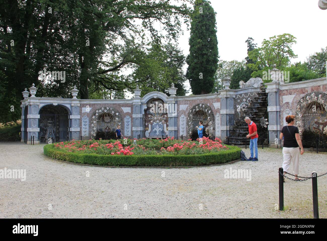 Shell gallery in Castle Rosendael Stock Photo - Alamy