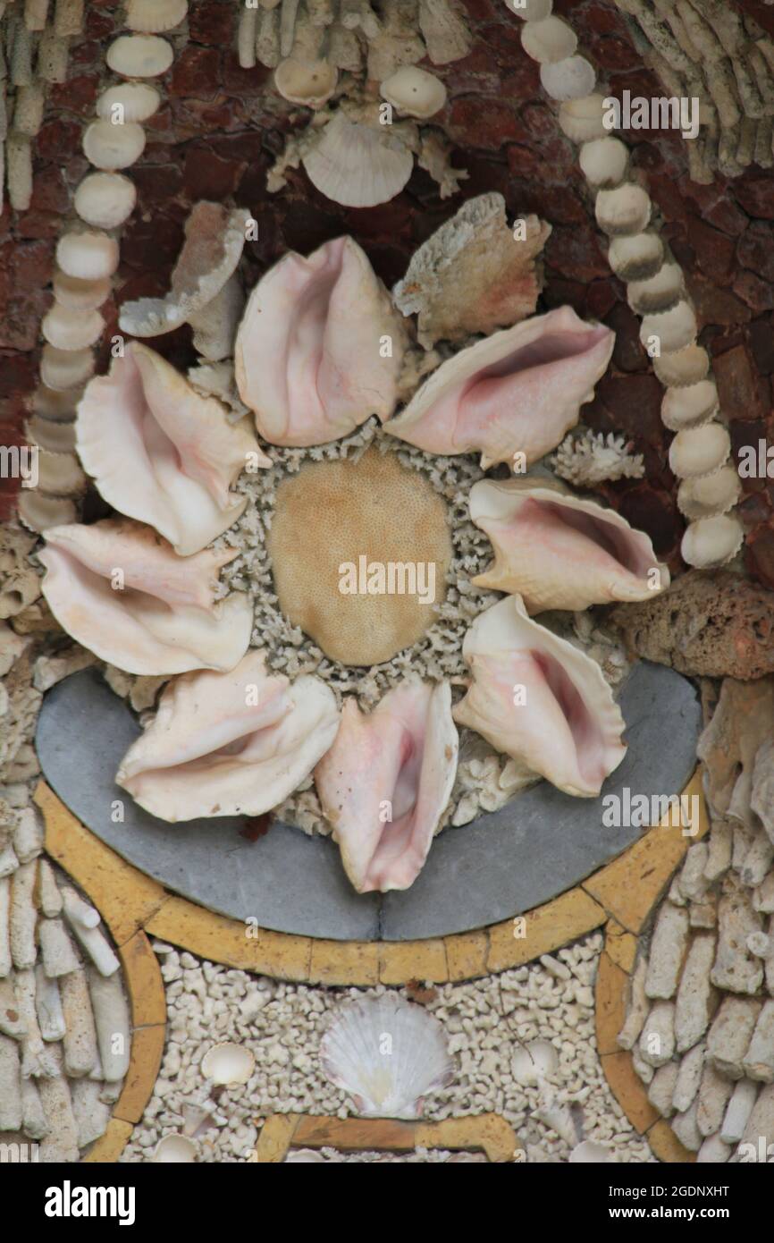 Shell gallery in Castle Rosendael Stock Photo - Alamy