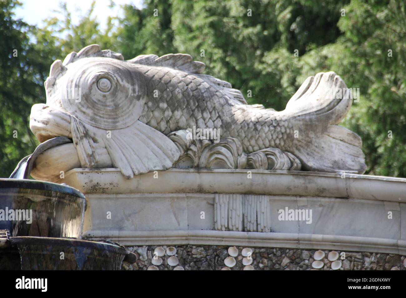 Shell gallery in Castle Rosendael Stock Photo - Alamy