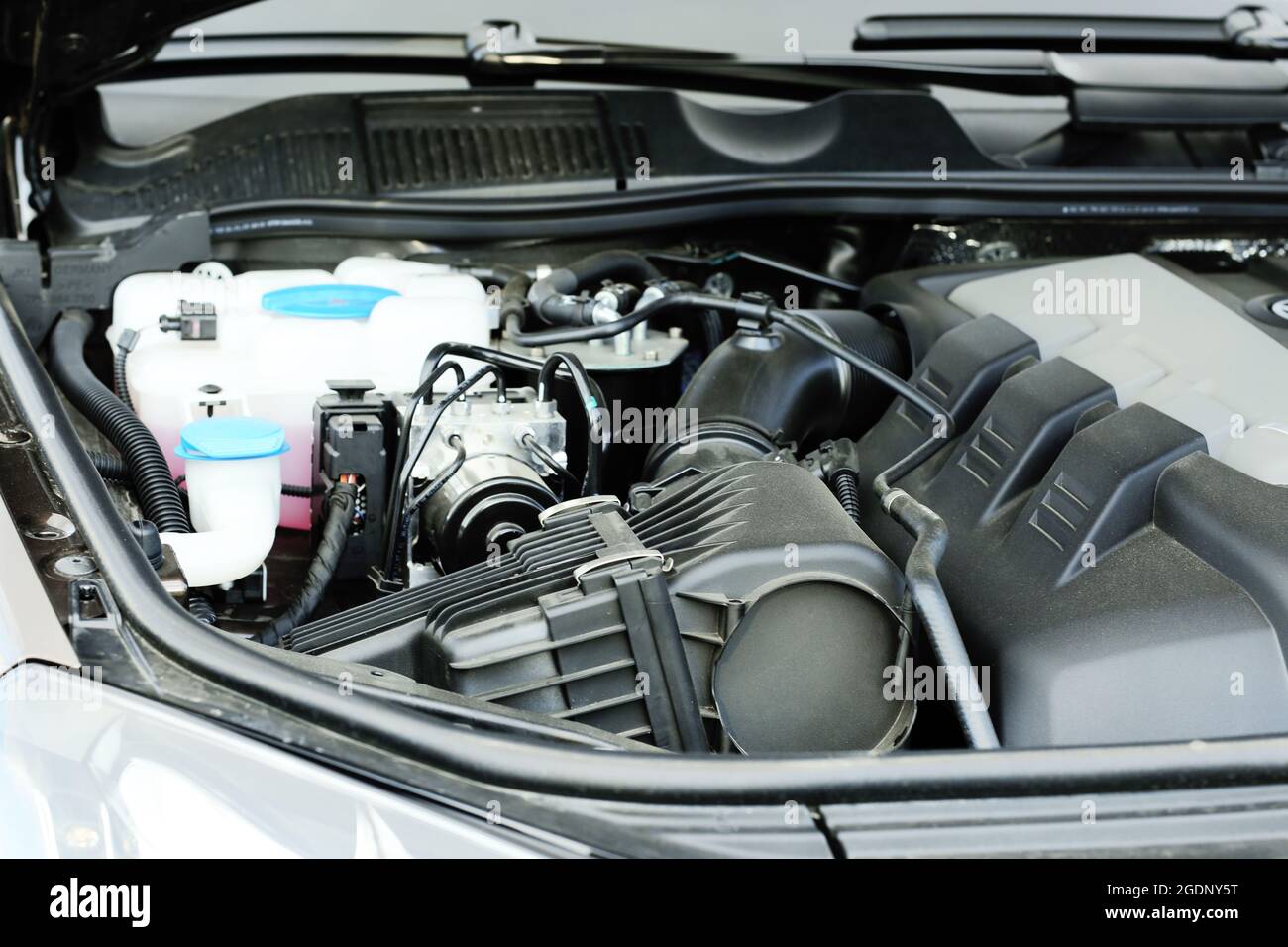 Closeup motor block Stock Photo - Alamy